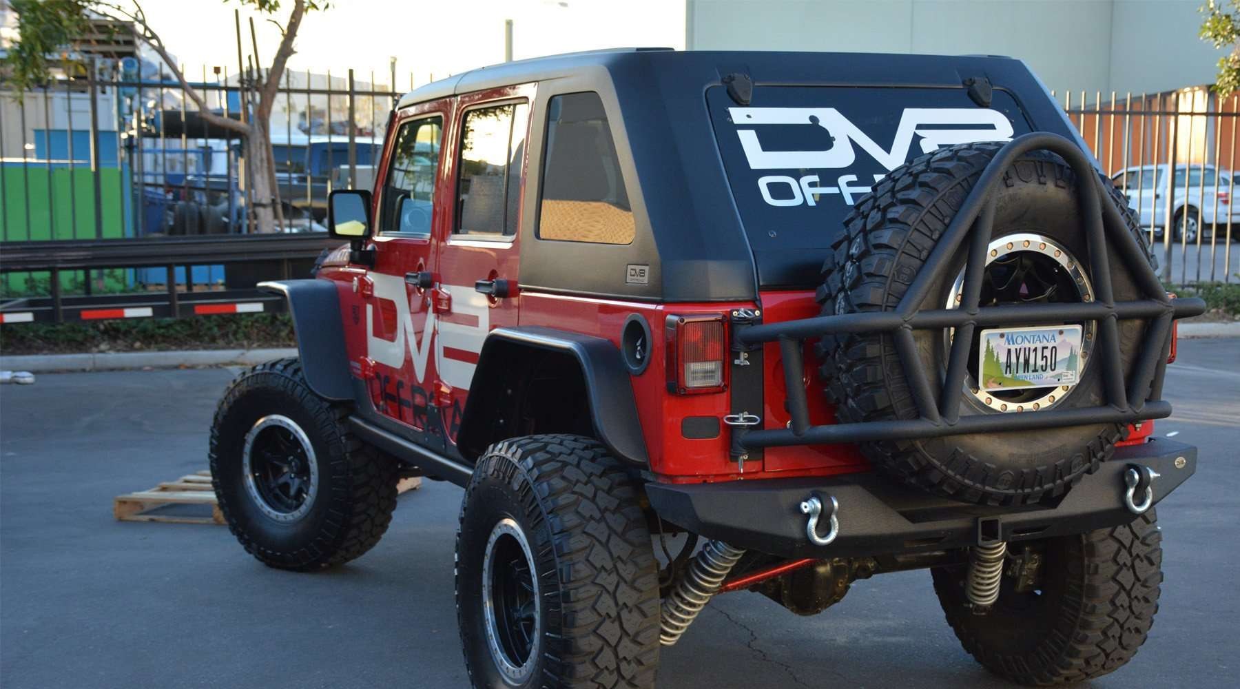 Jeep JK Rear Bumper 07-18 Wrangler JK Steel Full Length DV8 Offroad