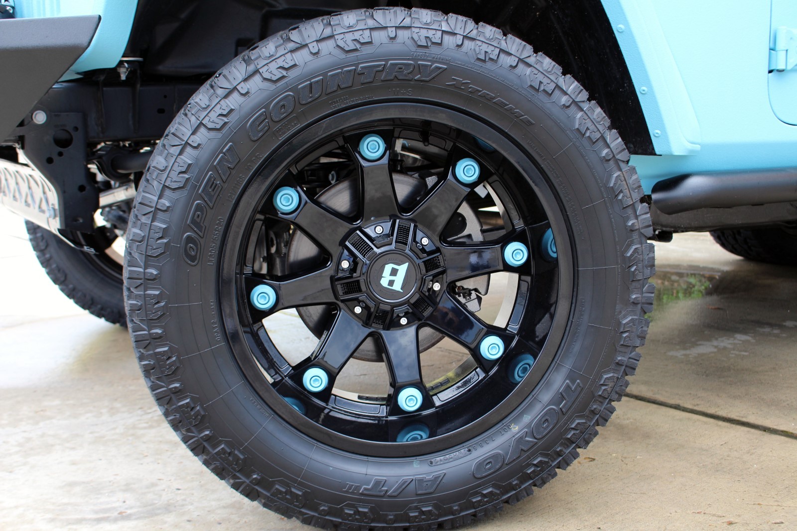Sky Blue Kevlar® 2018 Jeep Wrangler Unlimited JL