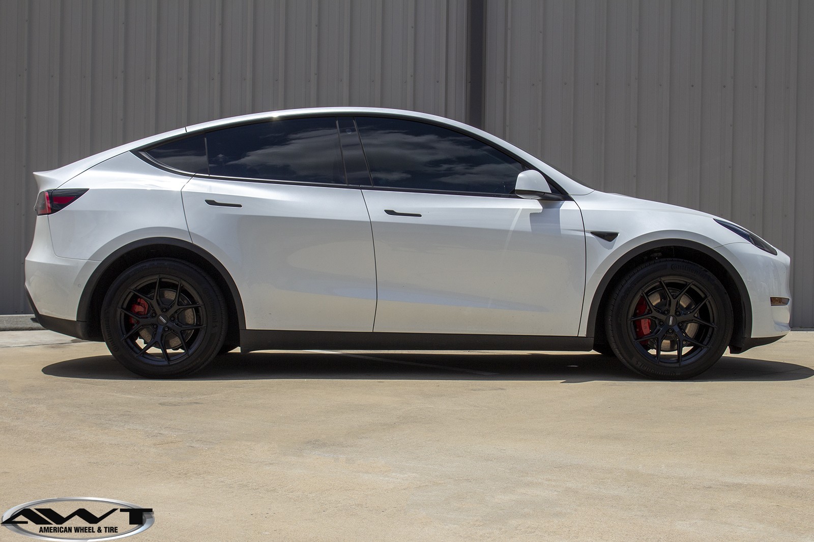 White Tesla Model Y