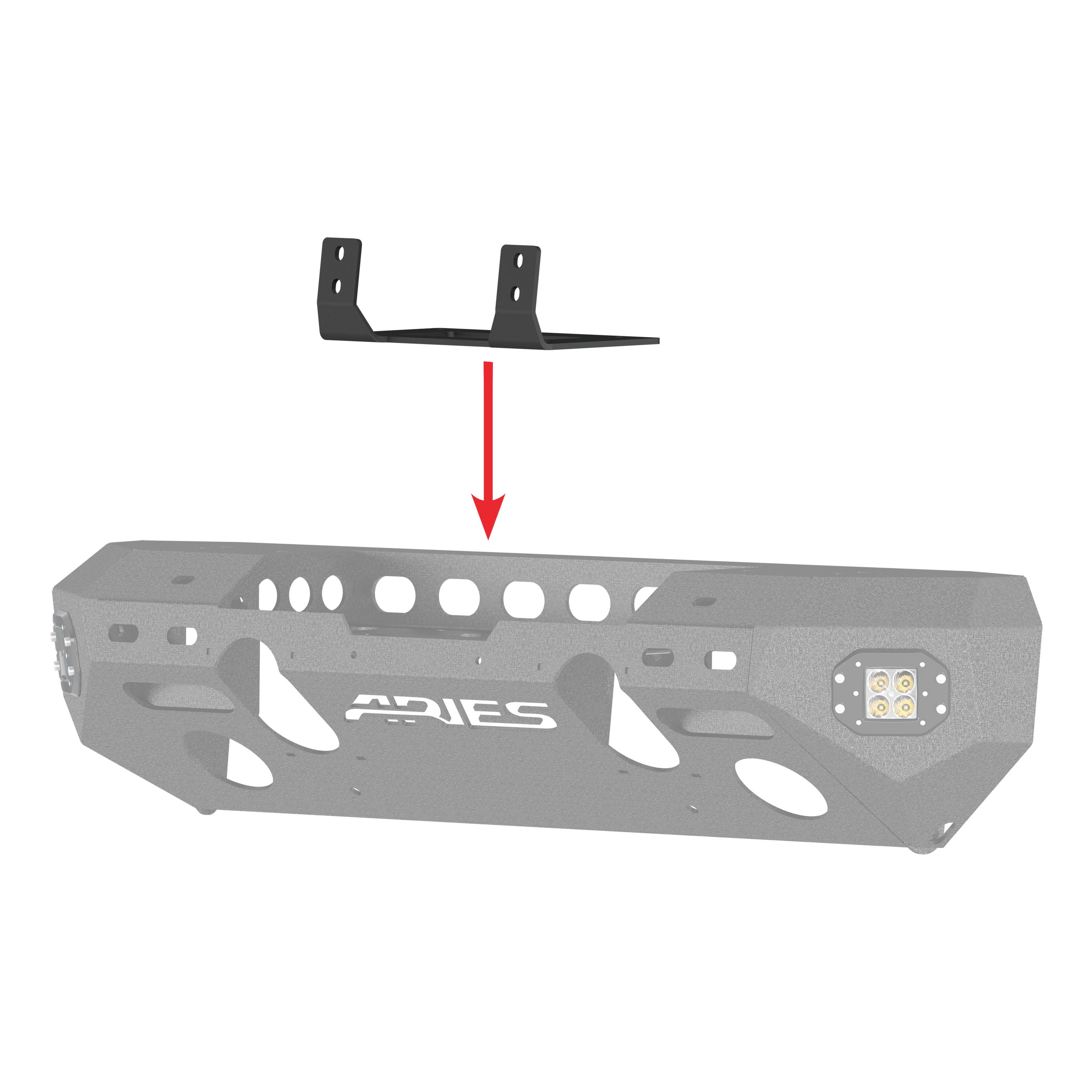 For functionality out on the trail, the ARIES Jeep modular bumper ...