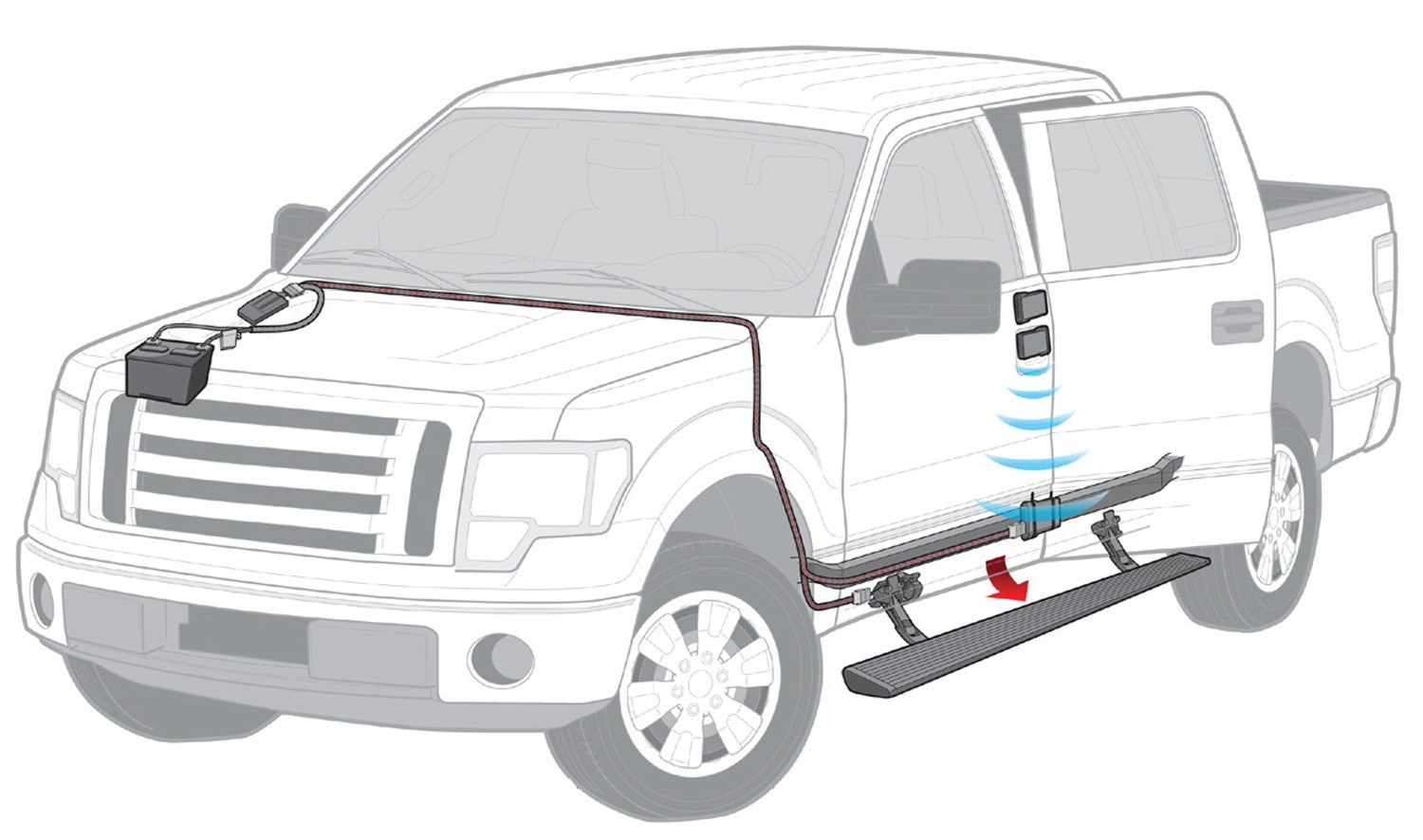 PowerBoardT NX Retractable Electric Running Boards