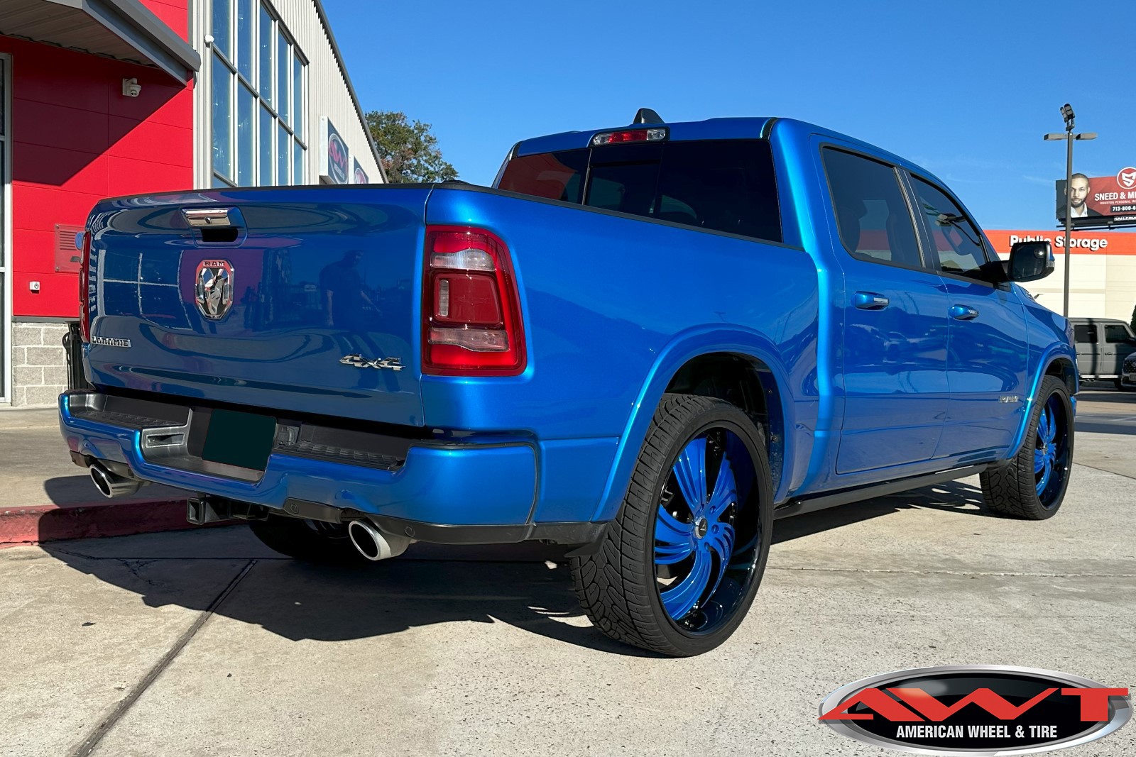 Blue Dodge Ram 1500